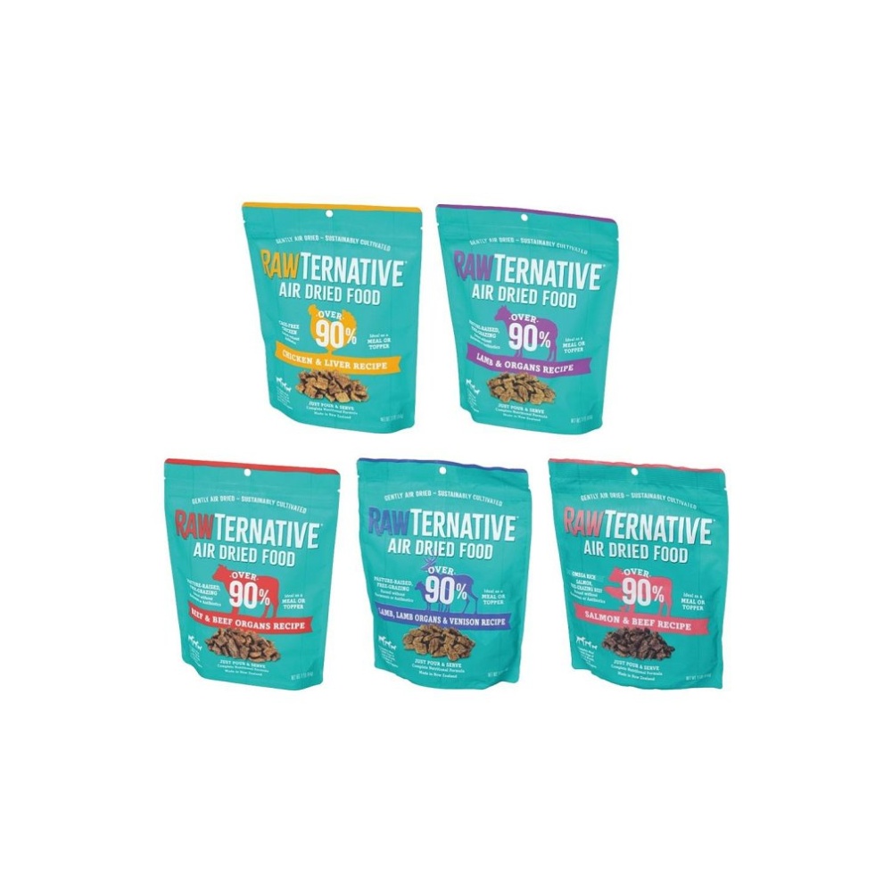 【RAW TERNATIVE 洛特夫】紐西蘭風乾主食糧 犬糧 5oz(142g)(狗乾糧.狗飼料. 狗主食.低過敏)(*3入組) - 全聯全電商