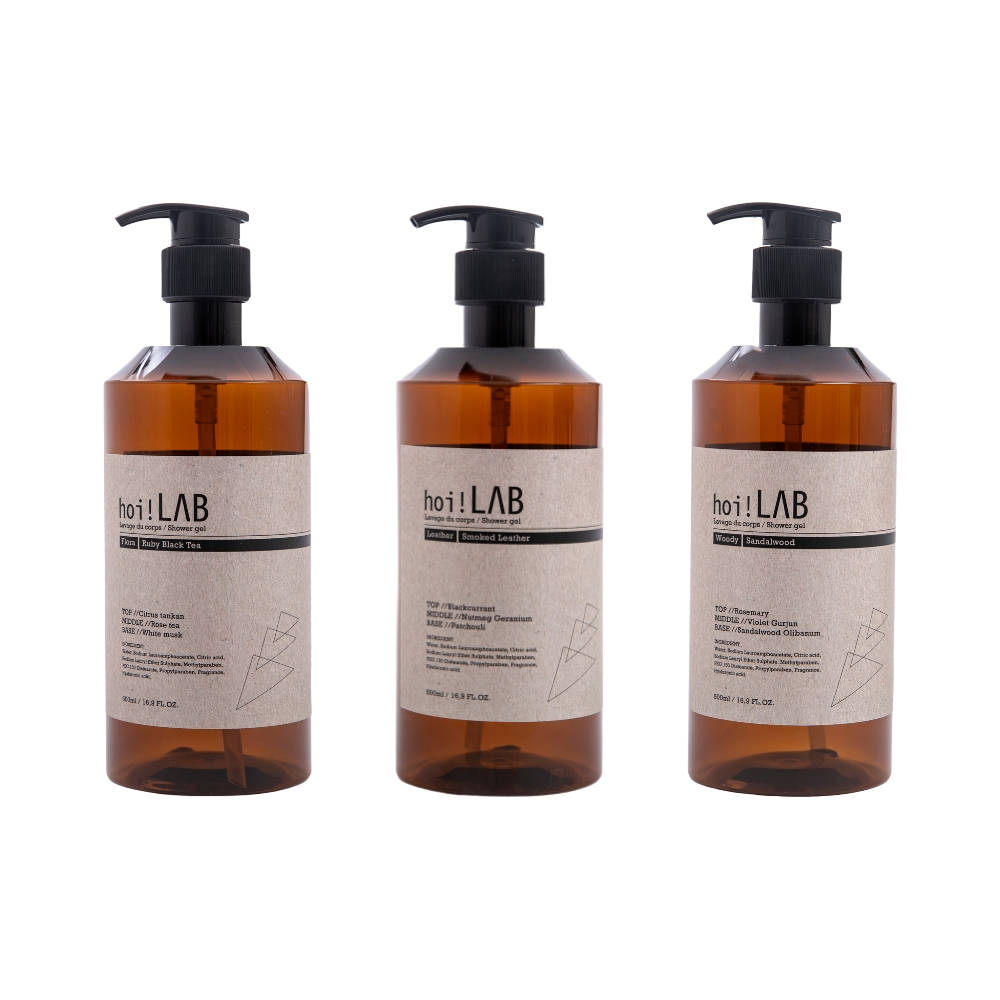 【hoi!LAB】實驗室經典 沐浴精500ml(居家香氛/身體保養/交換禮物) - 全聯全電商