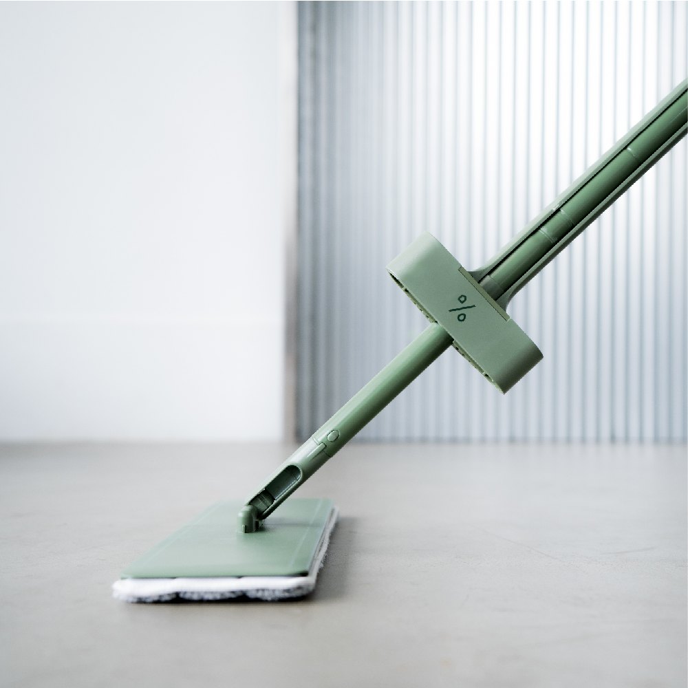 【PERCENT 百潔】【PERCENT 百潔】QUICK MOP 免手洗高效平板拖把(單入平板拖把+拖布1入(拖布組)) - 全聯全電商