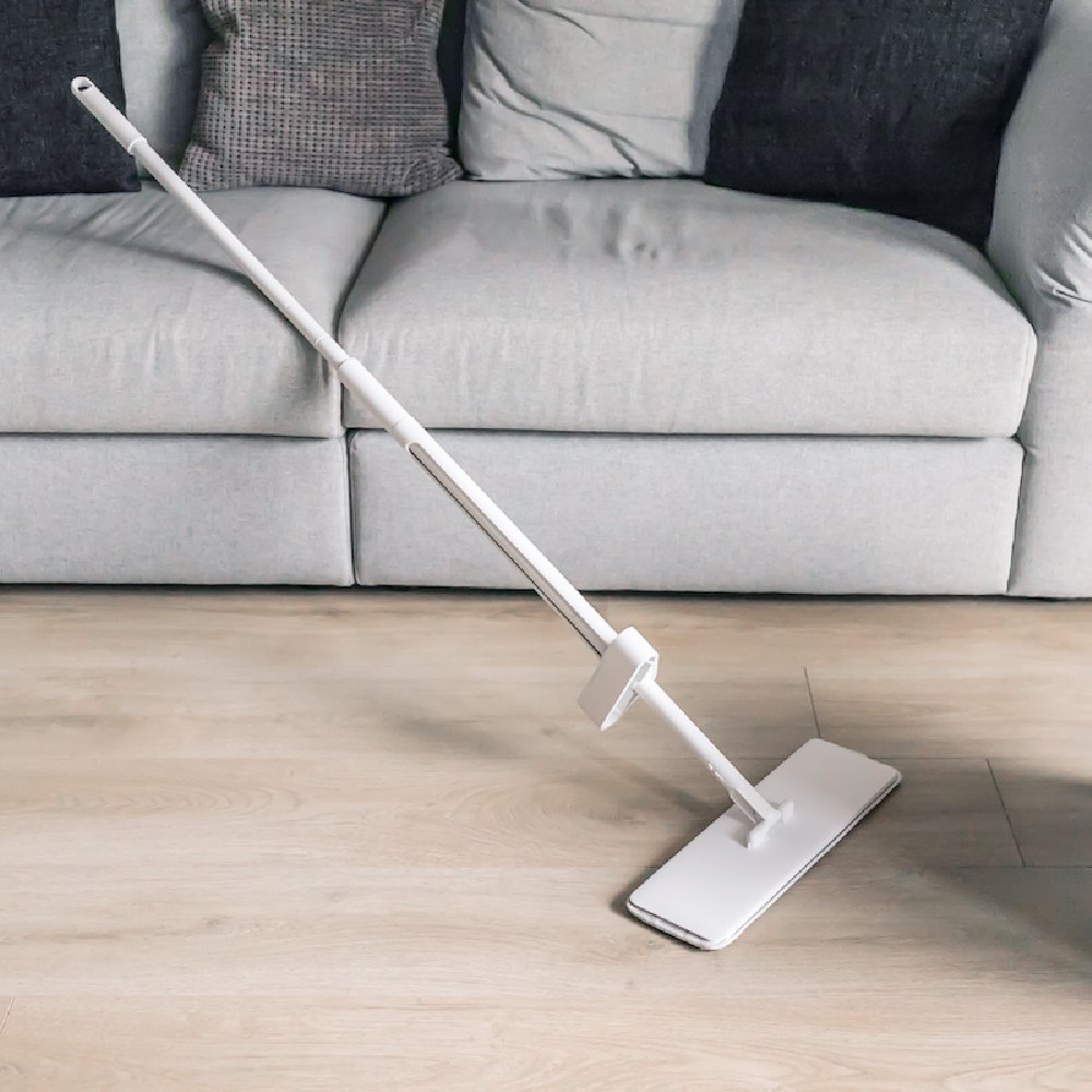 【PERCENT 百潔】QUICK MOP 免手洗高效平板拖把(單入平板拖把+拖布5入(拖布組)) - 全聯全電商