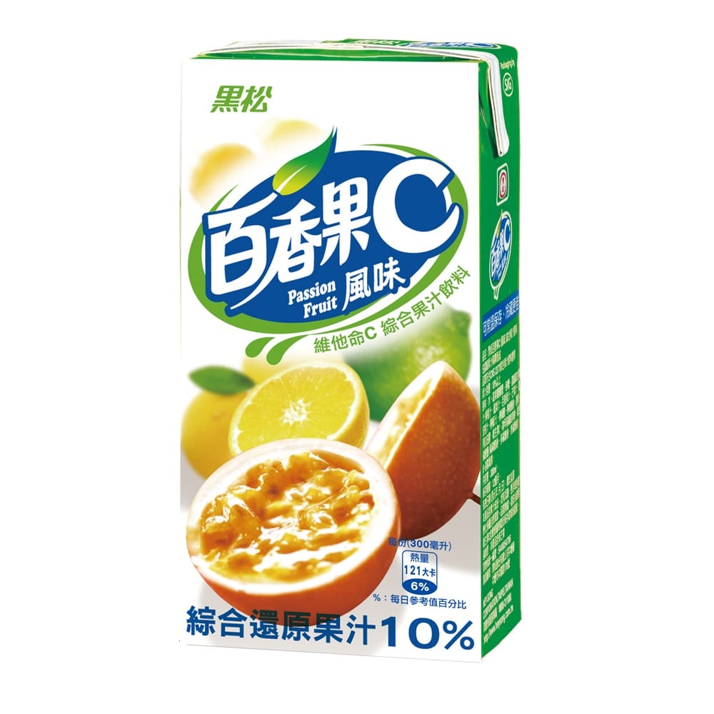 【黑松】百香果C(300ml*6入) - 全聯全電商