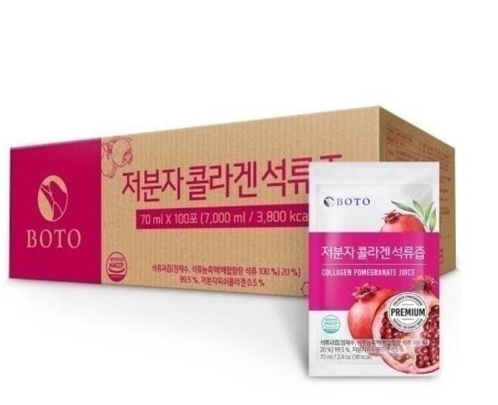 【BOTO】膠原紅石榴汁(70ml/100包) - 全聯全電商