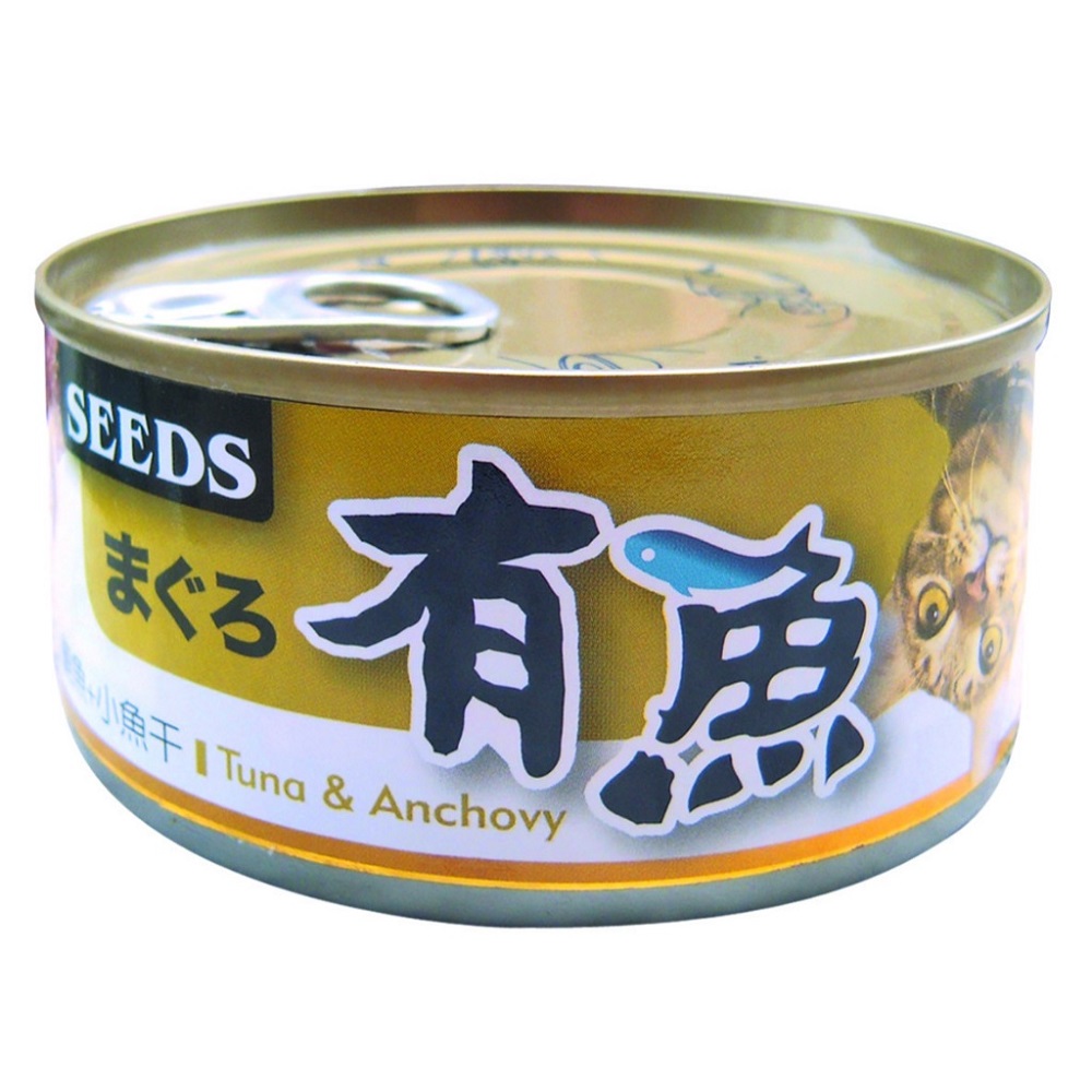 【SEEDS 聖萊西】Have fish 有魚 貓餐罐 170g*24罐(貓罐 貓罐頭 喵星人 有魚罐 喵罐 貓食) - 全聯全電商