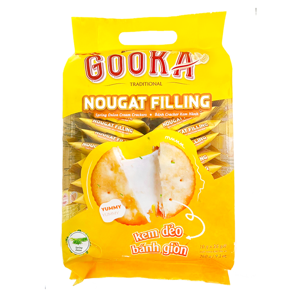 【GOOKA 古卡】夾心Q餅(260g/效期較短，效期依包裝標示) - 全聯全電商