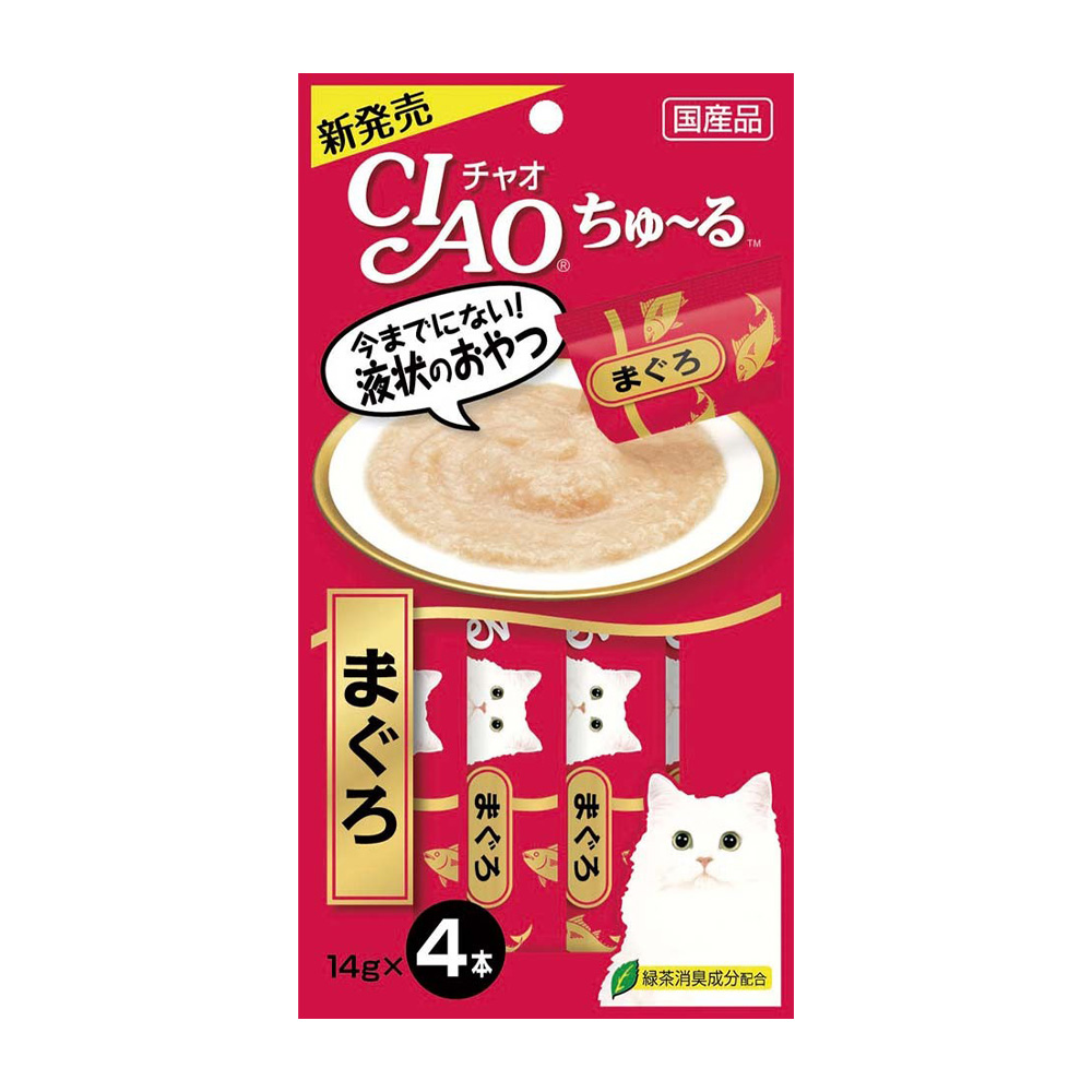 【CIAO】啾嚕肉泥-鮪魚(14g*4入) - 全聯全電商