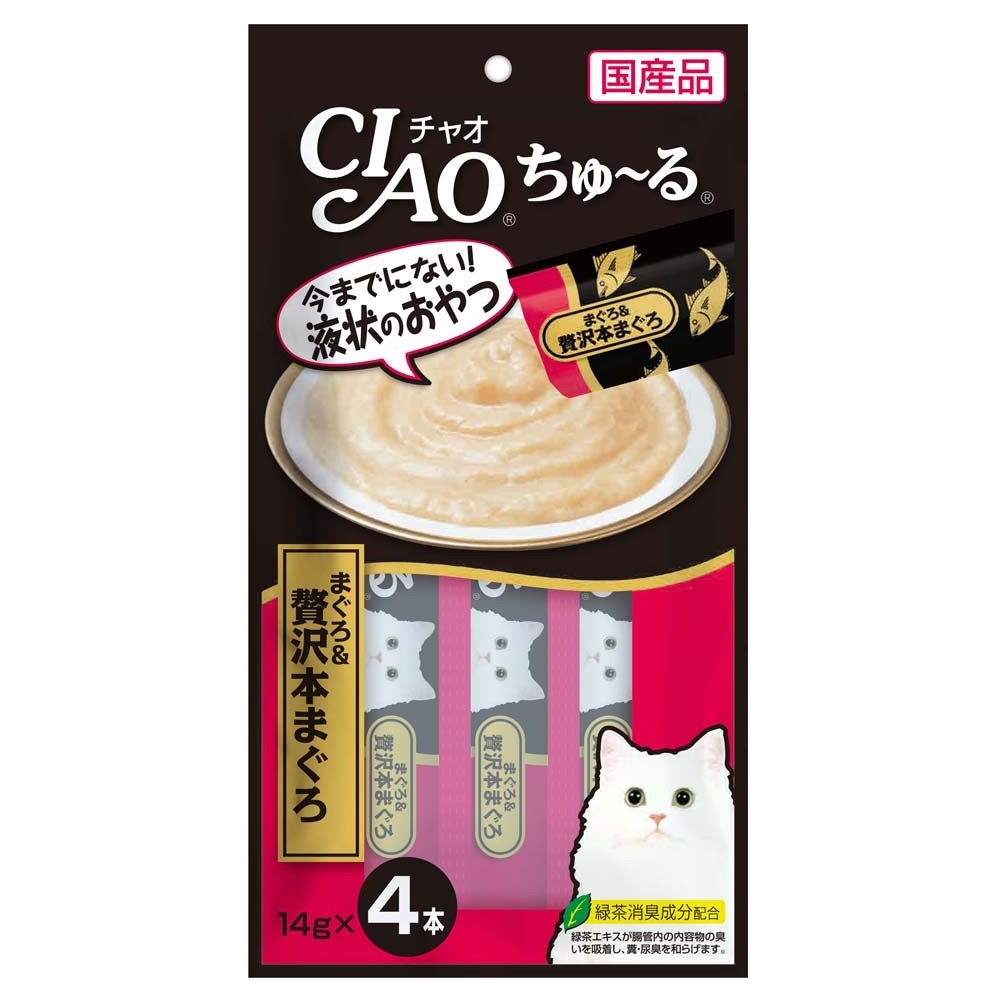 【CIAO】啾嚕肉泥-奢華鮪魚(14g*4入) - 全聯全電商