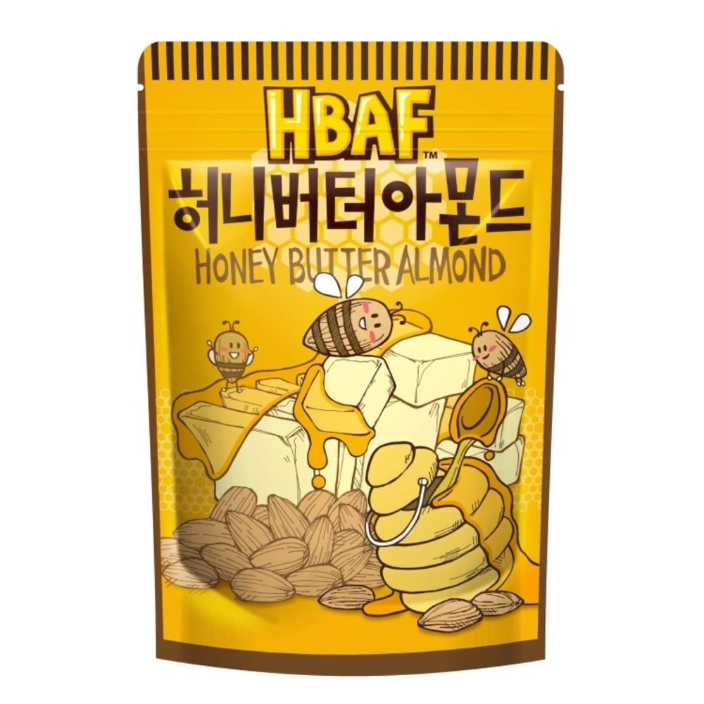 【HBAF】HBAF 杏仁果(蜂蜜奶油味)120g(120g) - 全聯全電商