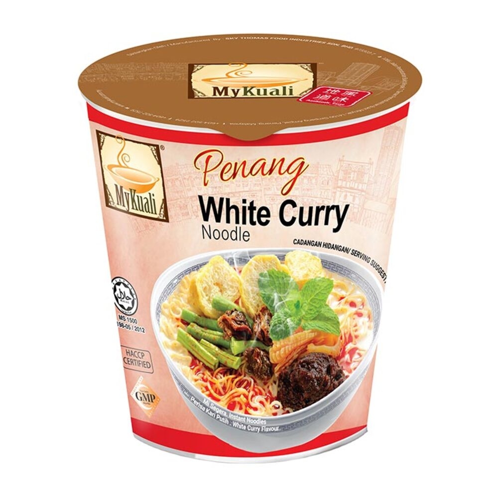 【MYKUALI】檳城白咖哩風味杯麵(95g) - 全聯全電商