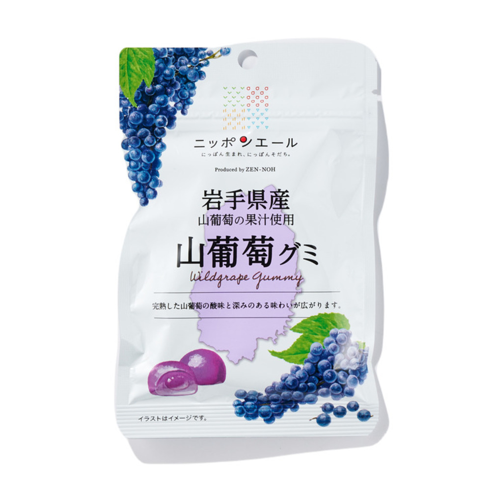 【ITSUKI FOODS】日本岩手縣山葡萄軟糖 40G(40g/效期較短，效期依包裝標示) - 全聯全電商