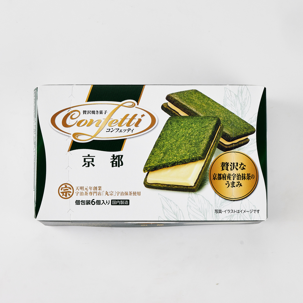 【ITO SEIKA】CONFETTI 白可可夾心抹茶餅乾(133G) - 全聯全電商