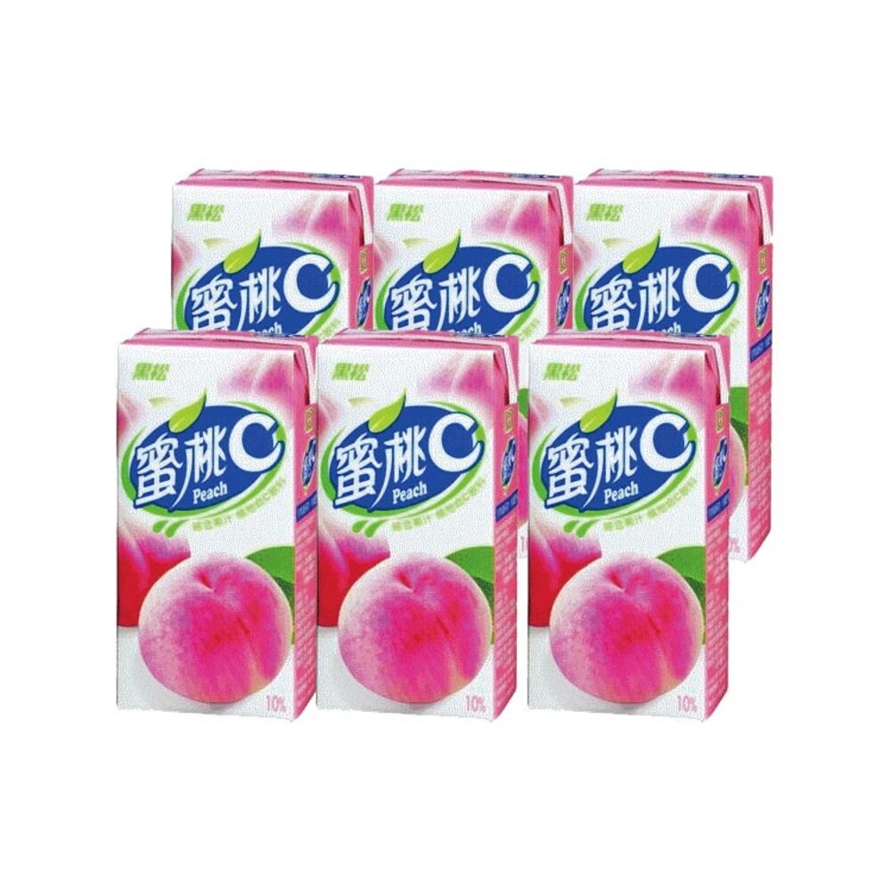 【黑松】蜜桃C(300ml*6入) - 全聯全電商