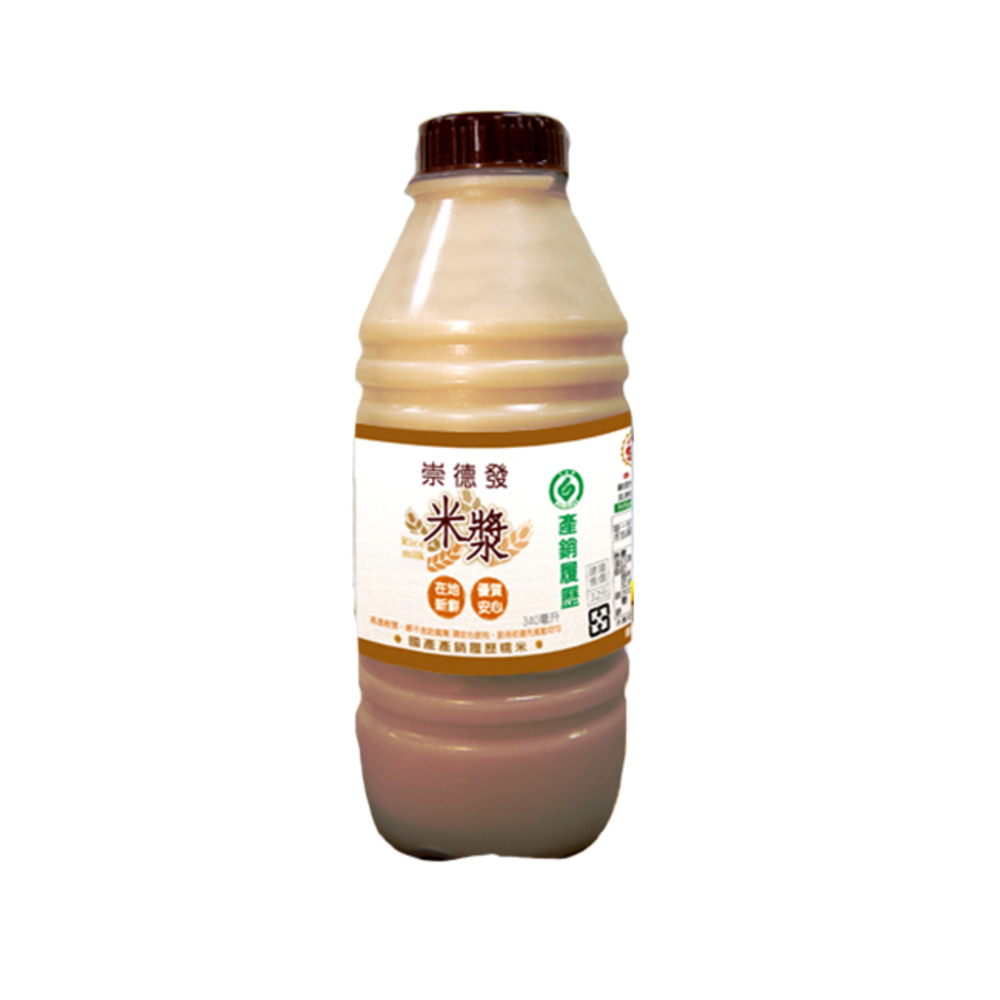 【崇德發】米漿(340ml*24入/箱購) - 全聯全電商