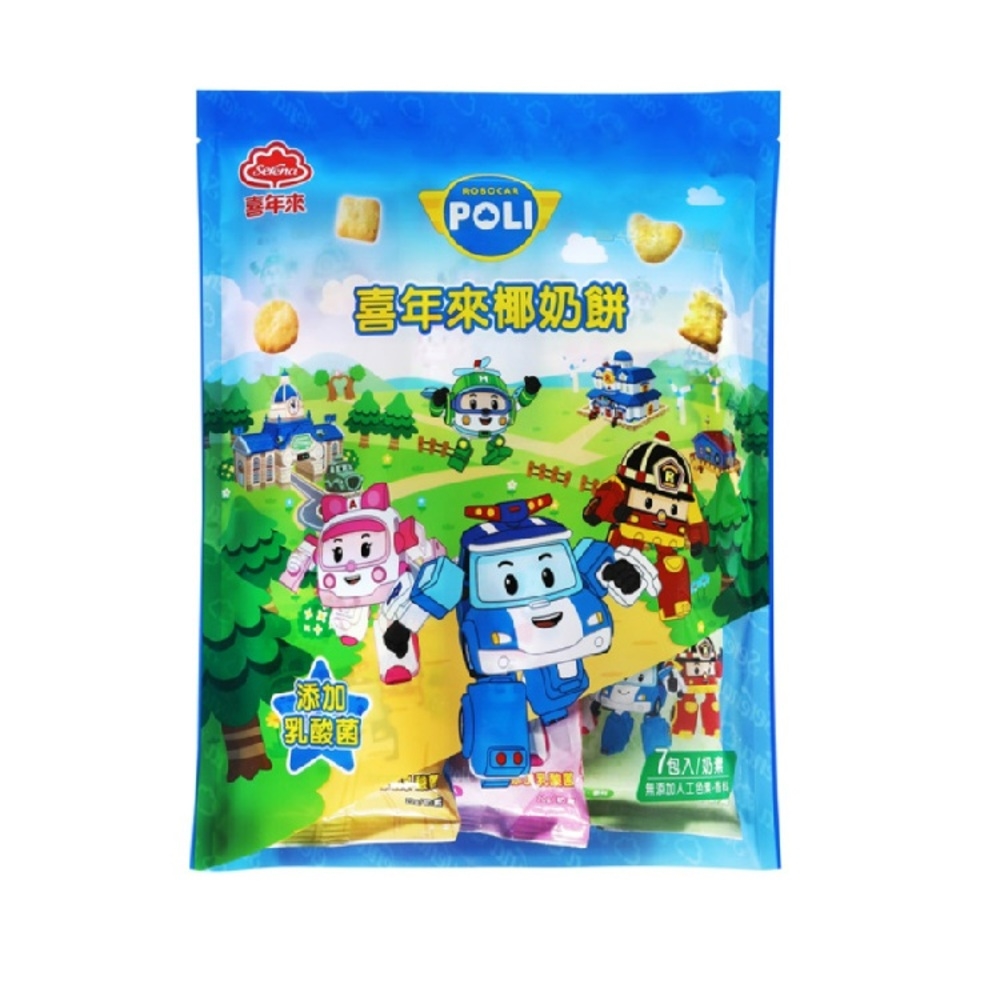 【喜年來】Poli波力椰奶餅量販包(140g) - 全聯全電商