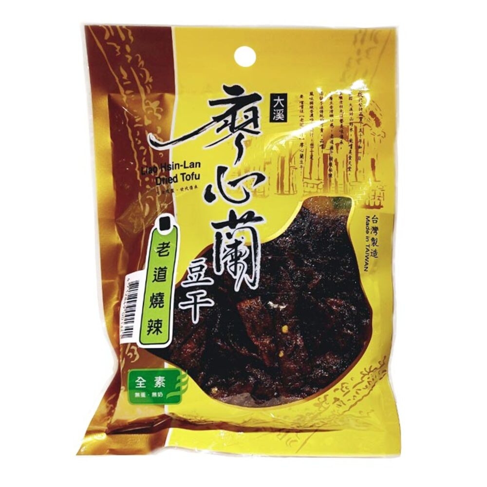 【統記】廖心蘭老道燒辣豆干(110G) - 全聯全電商
