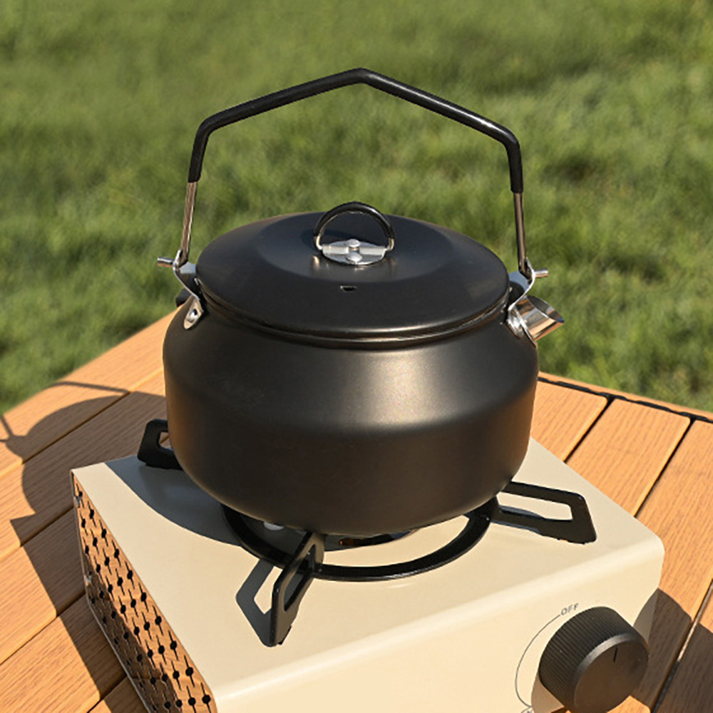 【FUJI-GRACE 富士雅麗】304不鏽鋼露營煮水壺(附細口壺嘴)(1000ML) - 全聯線上購-隔日達平台