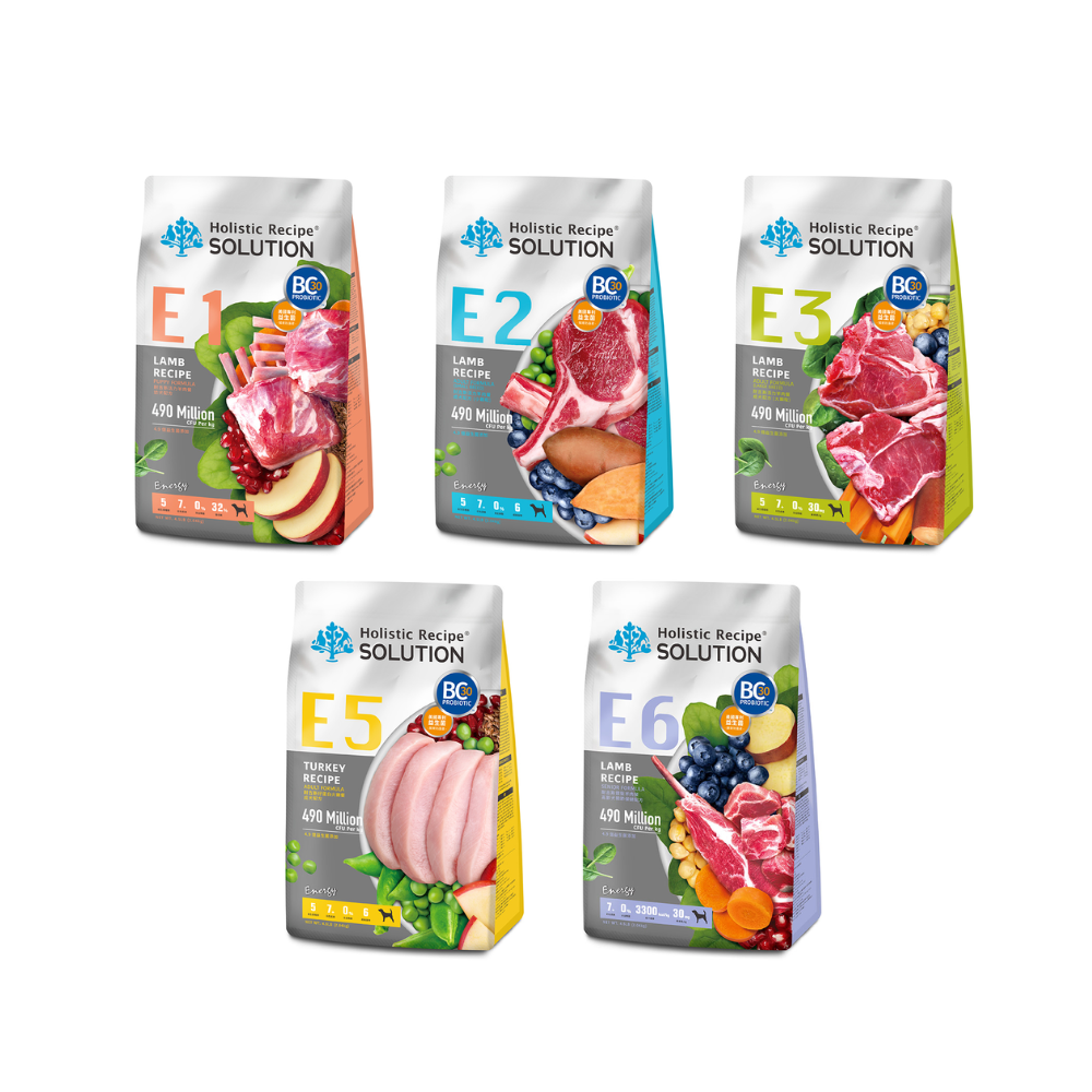 【SOLUTION 耐吉斯】E1~E6無穀犬配方飼料 4.5LB(2.04kg)(*1入 (滿1399元，送UDog犬糧400g一包)) - 全聯全電商