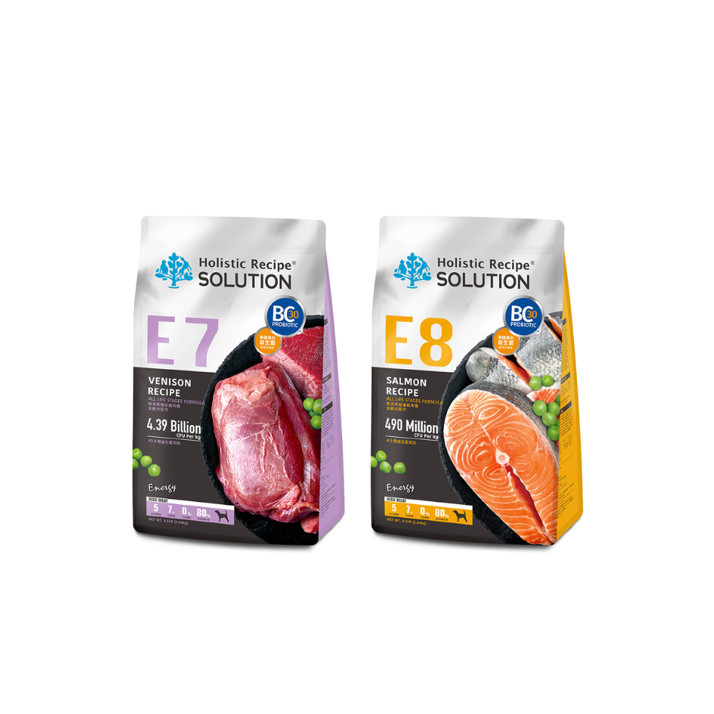 【SOLUTION 耐吉斯】E7/E8無穀犬配方飼料 4.5LB(2.04kg)(*1入 (滿1399元，送UDog犬糧400g一包)) - 全聯全電商