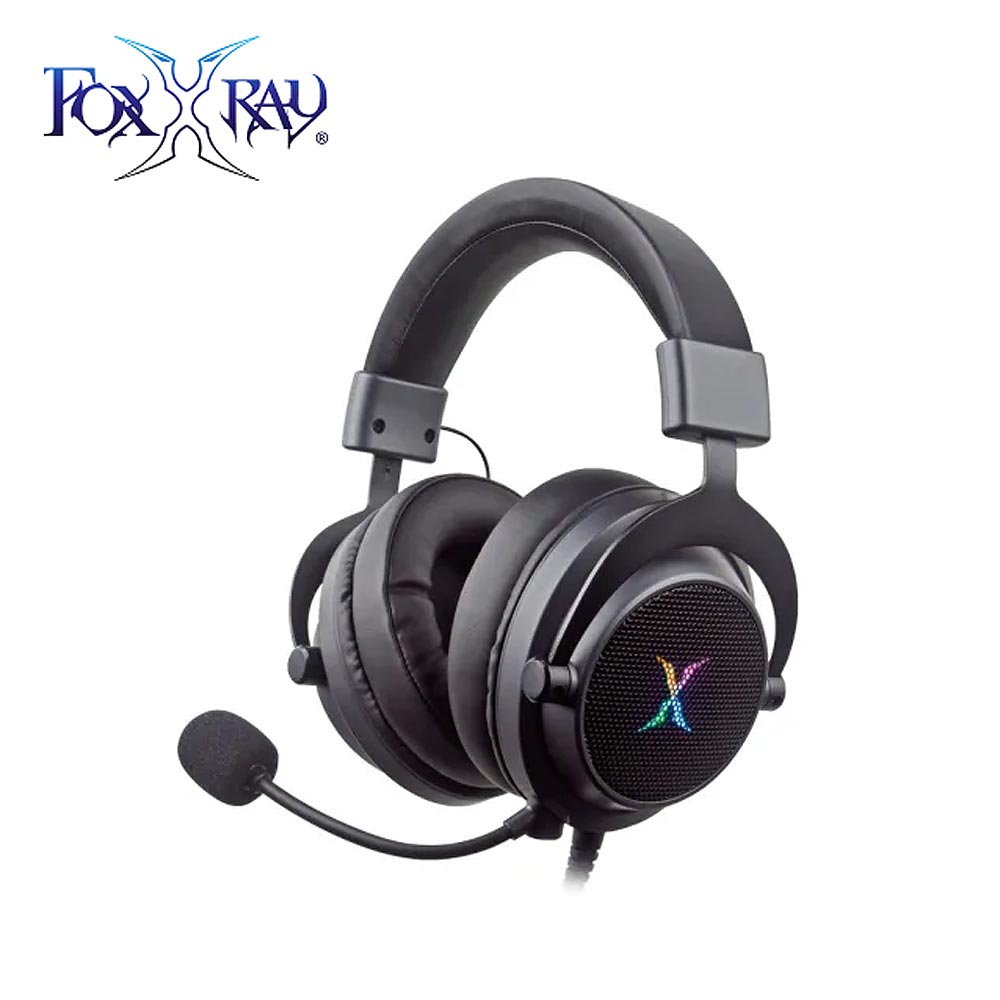 【FOXXRAY 狐鐳】FXR-HAU-37 波賽頓響狐USB電競耳麥-黑(專屬軟體提供多種音場EQ設定) - 全聯全電商