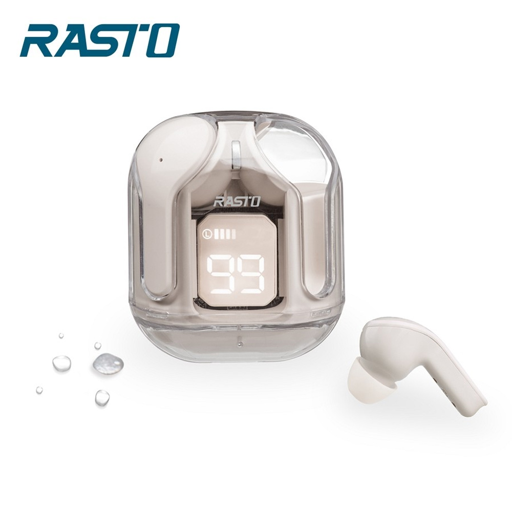 【RASTO 中景】RS62 日系電量顯示藍牙耳機(藍牙53版本) - 全聯全電商