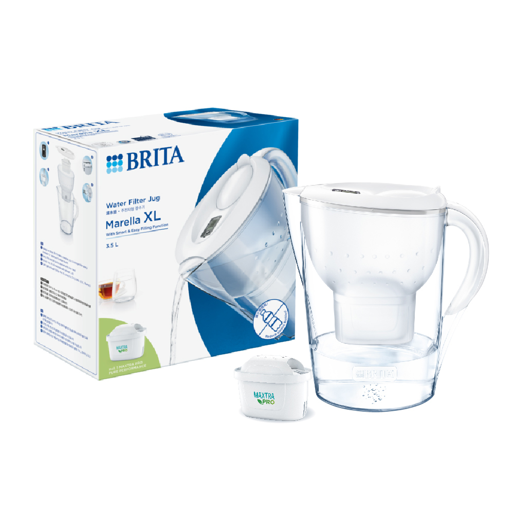 【BRITA】MXpro XL 馬利拉濾水壺-白(MXpro XL) - 全聯 全電商