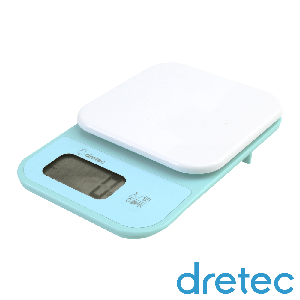 【DRETEC】小窩_日本廚房電子料理秤-1g/2kg-湖水綠(KS-715GN) - 全聯全電商