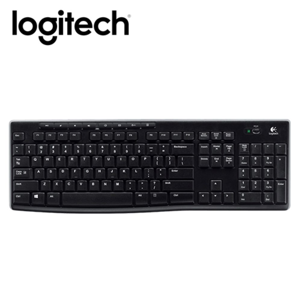 【Logitech 羅技】K270 無線鍵盤(先進的 24 GHz 無線技術) - 全聯全電商