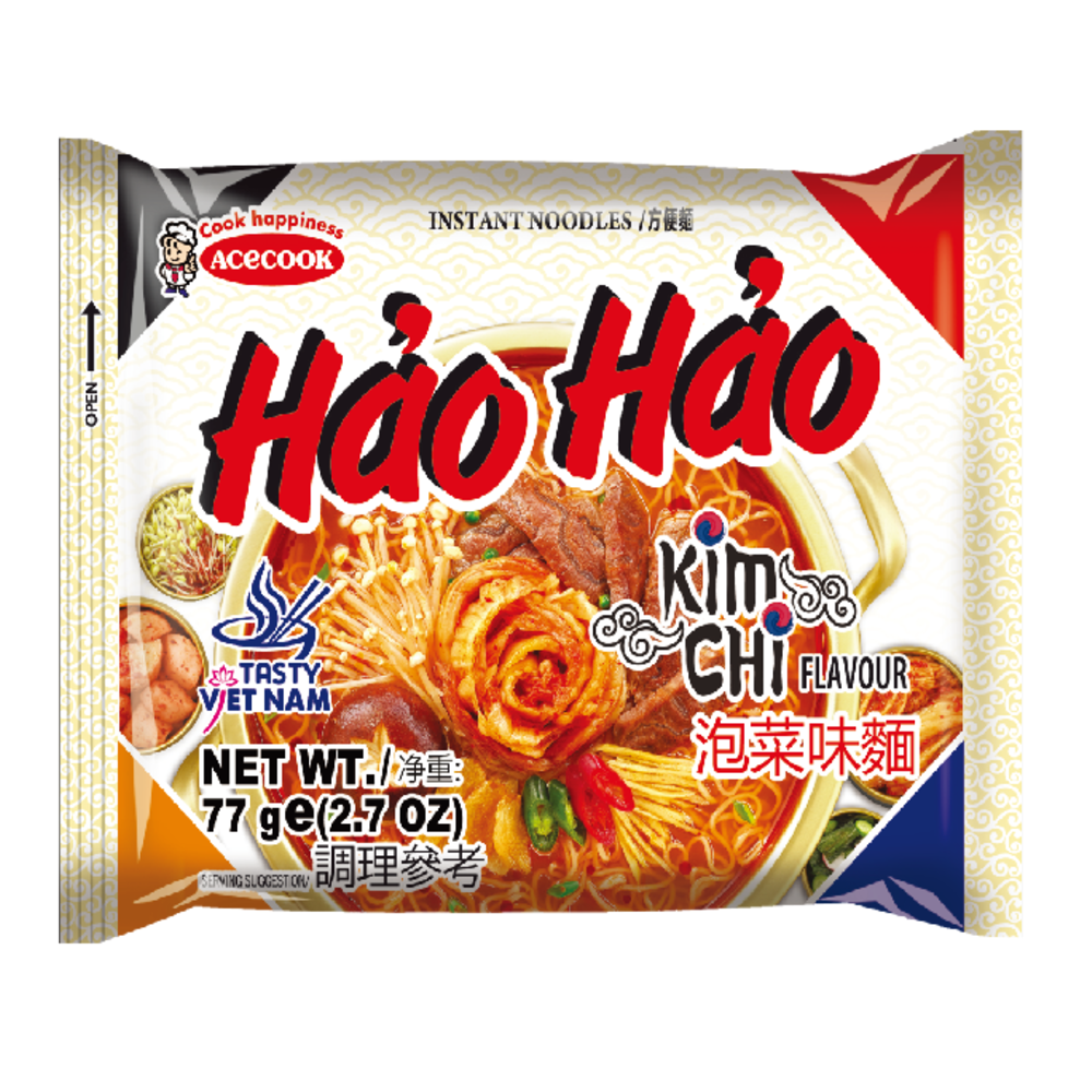 【HaoHao】泡菜風味麵(77g) - 全聯全電商