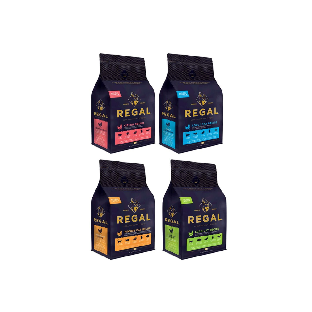 【REGAL 芮格爾】天然寵糧 貓糧 1LBS(454G) 挑嘴貓專用(*3入組 (滿1399元，送UCat貓糧400g一包)) - 全聯全電商