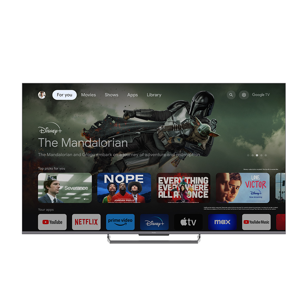 【Haier 海爾】65吋 QLED GOOGLE TV大型液晶顯示器(含基本安裝)(H65S90EUX) - 全聯全電商