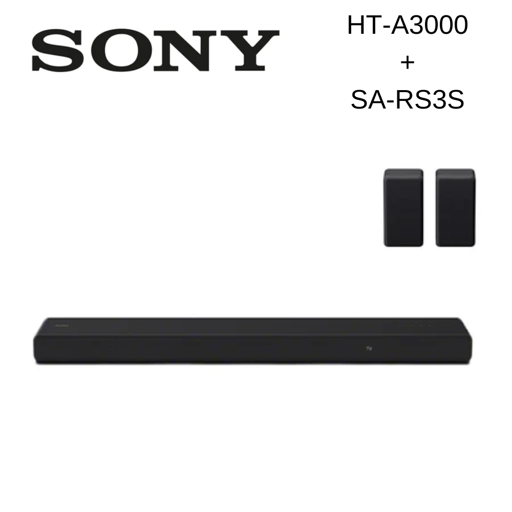 【SONY 索尼】3.1聲道 聲霸 SOUNDBAR 家庭劇院組 (HT-A3000+SA-RS3S)(HT-A3000+SA-RS3S ...