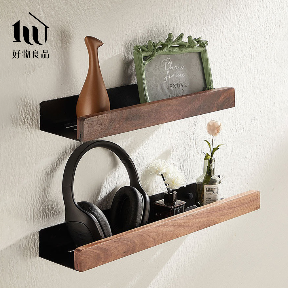【好物良品】原木鋁合金多功能置物層架(60x11.5cm) - 全聯全電商