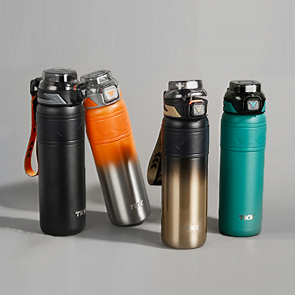 【TKK】邁越系列 316不鏽鋼 兩用 保溫杯 運動水壺900ML((直飲+吸管)) - 全聯全電商