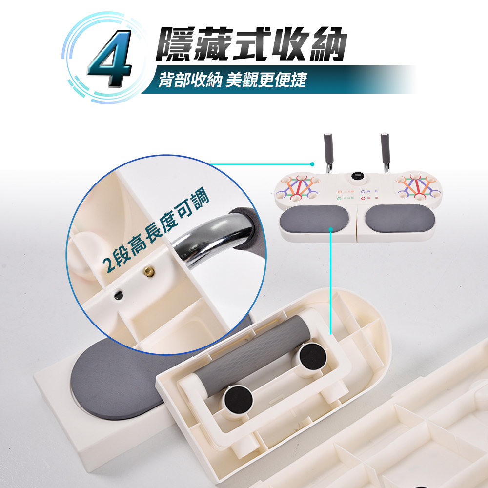 【AD-ROCKET】多功能智能平板支撐訓練器 棒式 棒式Plank 運動 肘撐/伏地挺身(計時計數 多合一PRO款) - 全聯全電商