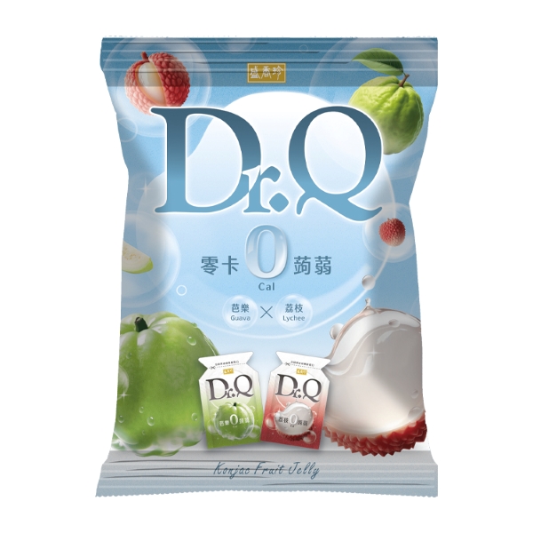 【盛香珍】Dr.Q雙味零卡蒟蒻-荔枝風味+芭樂風味(420g) - 全聯全電商