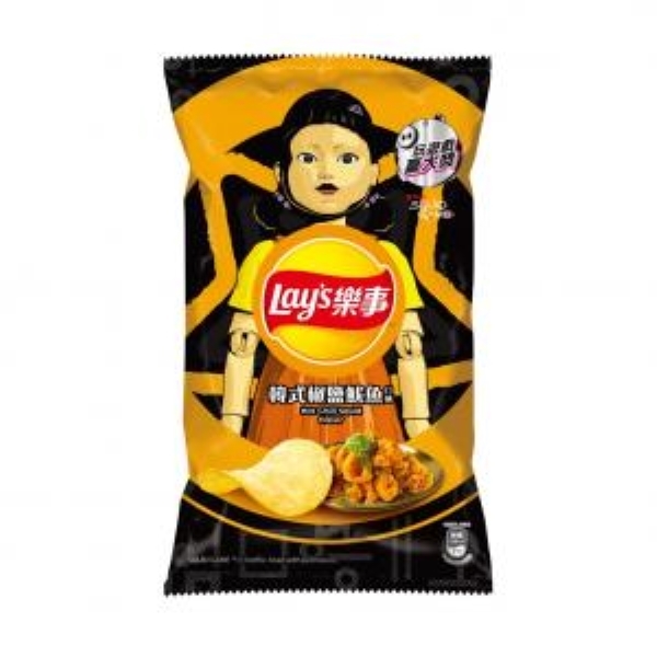 【LAY'S 樂事】韓式椒鹽魷魚口味洋芋片(85G/新舊包裝隨機出貨) - 全聯全電商