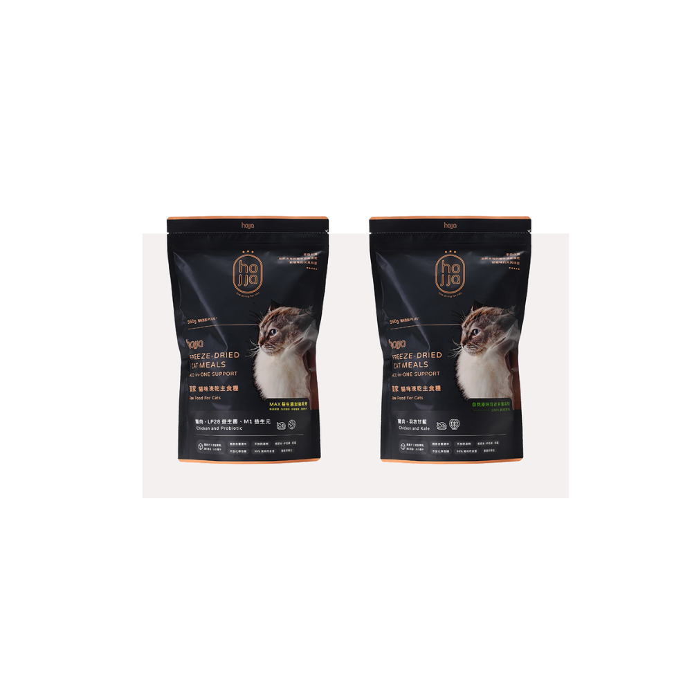 【hojja 賀家】貓咪凍乾主食糧 550g(*1入 (滿1399元，送UCat貓糧400g一包)) - 全聯全電商
