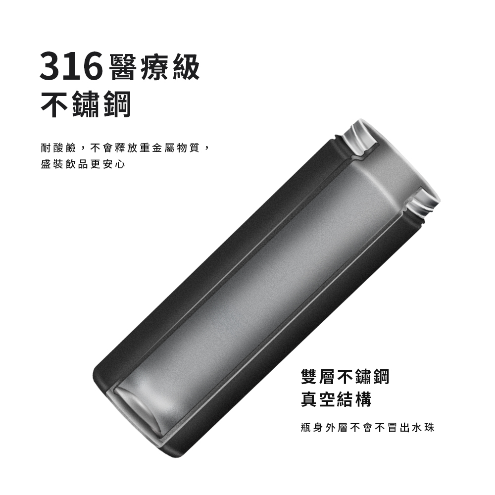 【Maru 丸山製研】O Fit好提杯316不鏽鋼吸管保溫杯780ml-極簡系列(12hrs保溫保冰/吸管水壺/運動水壺/) - 全聯全電商