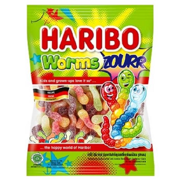 【HARIBO 哈瑞寶】酸甜彩色蟲蟲Q軟糖(160g) - 全聯全電商