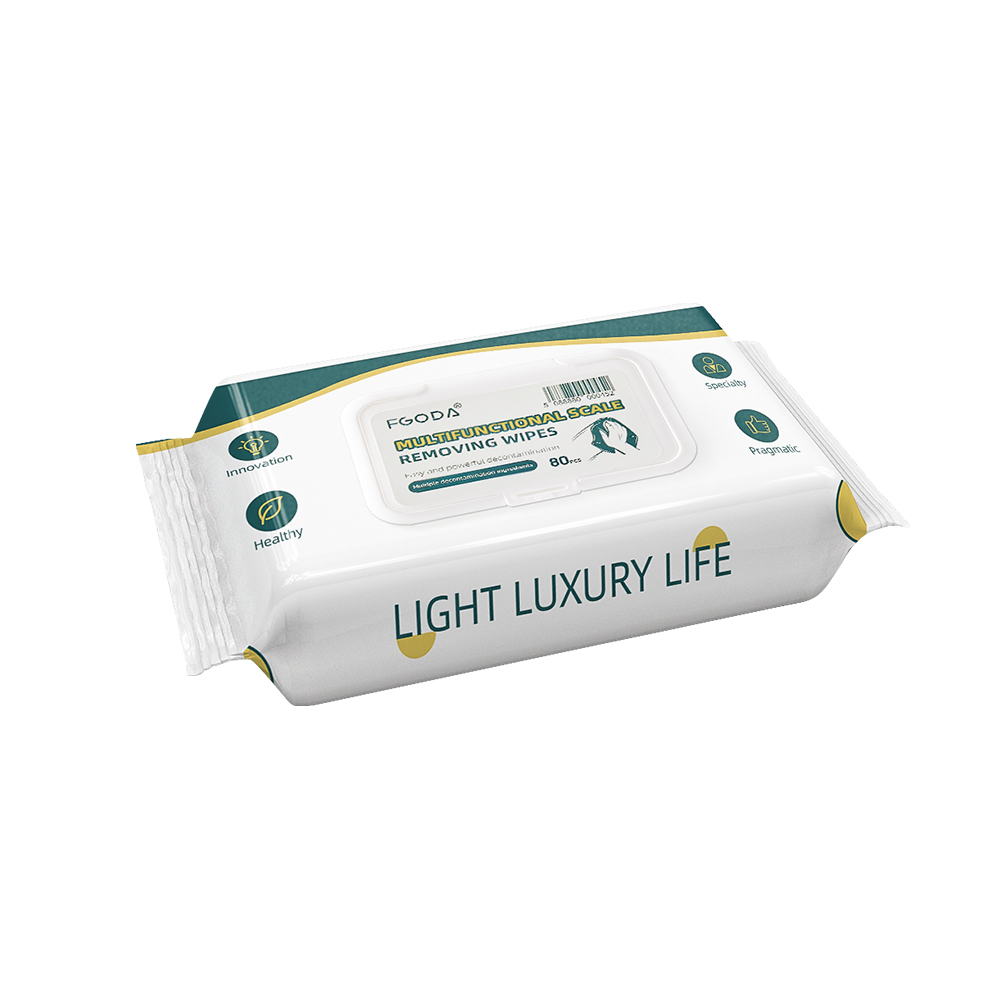 【英國 FGODA】多功能除水垢濕紙巾-1包80抽-x3包(除水垢/衛生濕紙巾/去污垢) - 全聯全電商