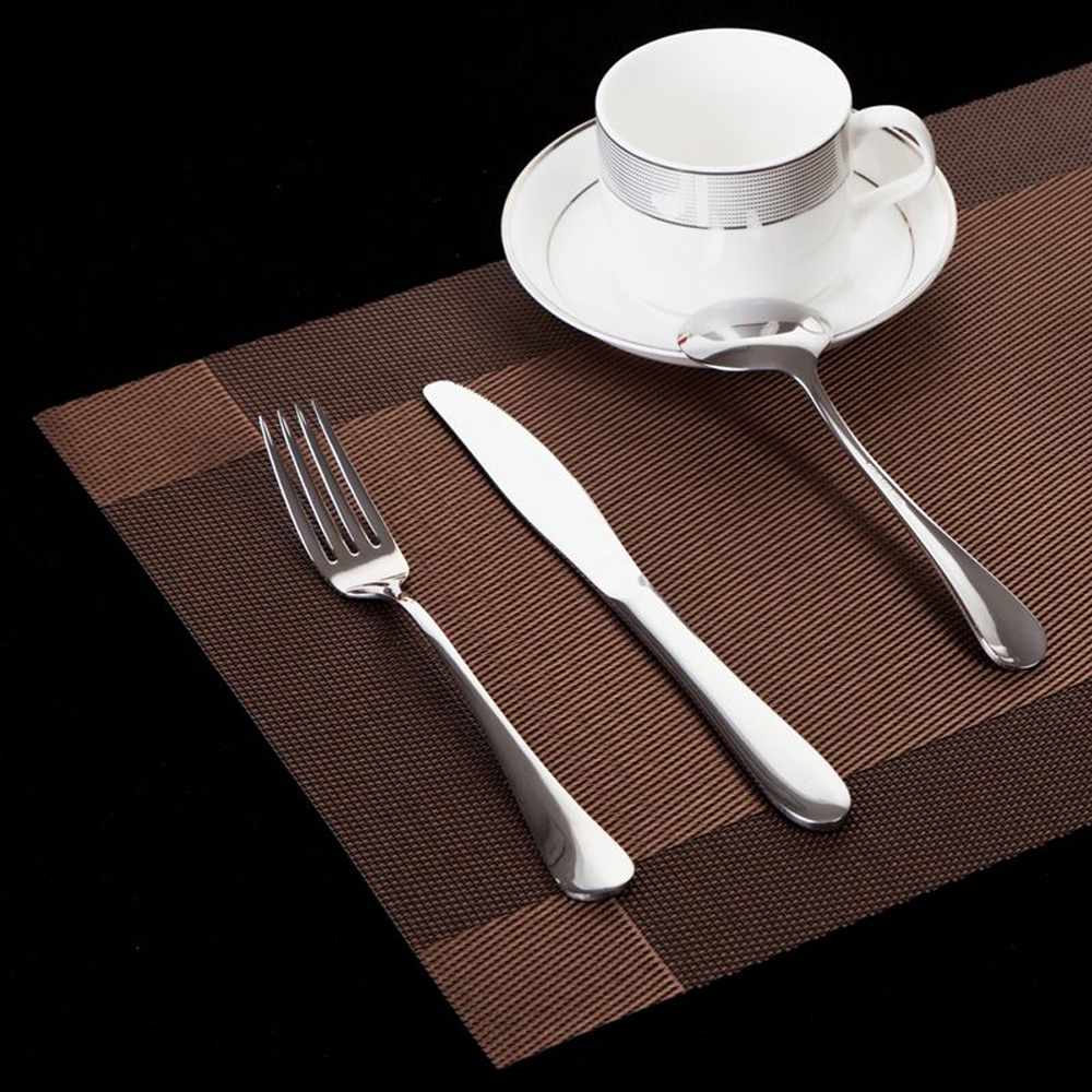 【PUSH!】餐具用品隔熱80度西餐墊防滑餐墊餐桌墊子杯墊B款(隔熱80度西餐墊3入組 E52-1) - 全聯全電商