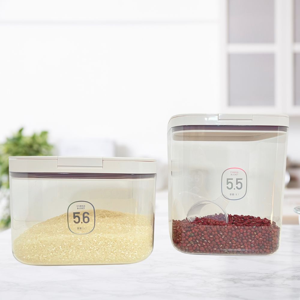 【Ogood】密封儲物容器贈量米杯(5.6L) - 全聯全電商