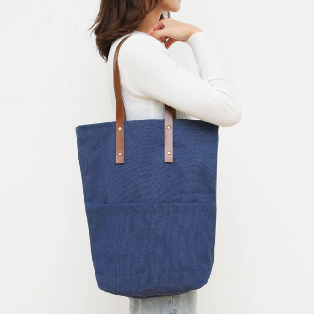 【E.City】復古風質感皮革提把單肩袋(1入) - 全聯全電商