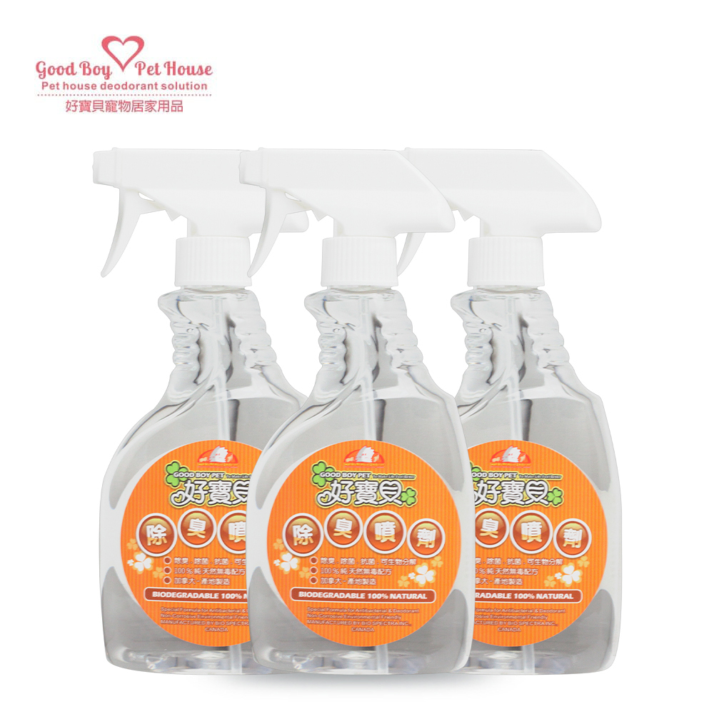 【GBPH 好寶貝】寵物除臭噴劑原款 – 橘子清新 500ml(3入) - 全聯全電商
