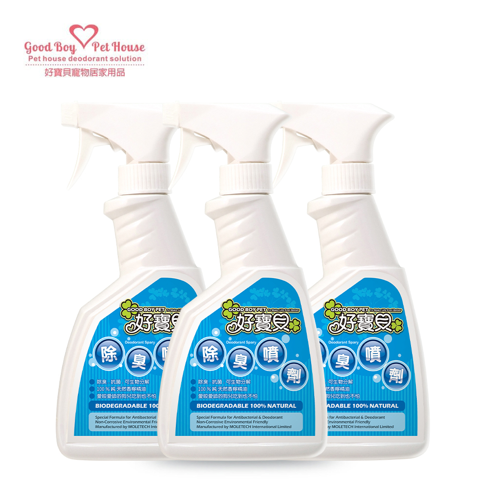 【GBPH 好寶貝】寵物除臭噴劑原款 – 木醋檸檬香茅 500ml(3入) - 全聯全電商