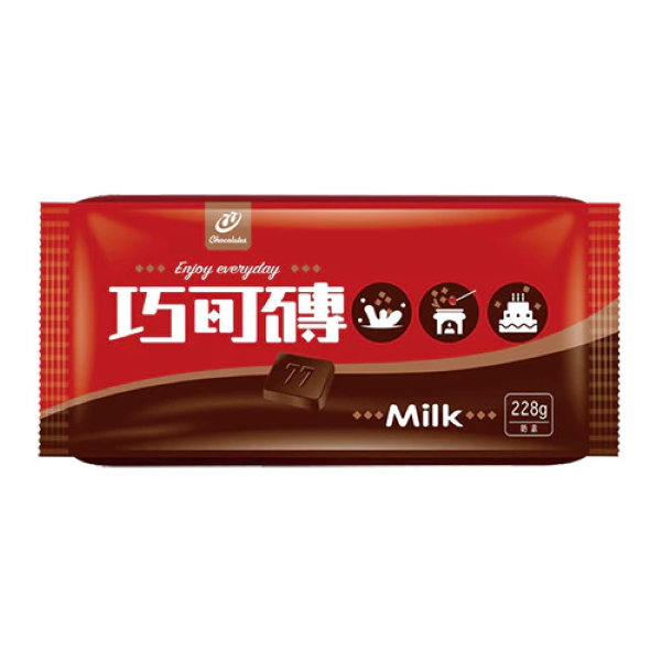【77】MILK巧克磚(228g) - 全聯全電商