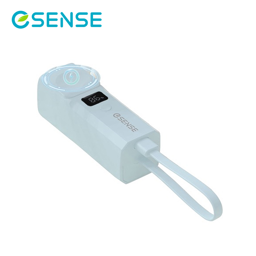 【ESENSE 逸盛】免帶線口袋快充行動電源-藍(Wh已標示) - 全聯全電商
