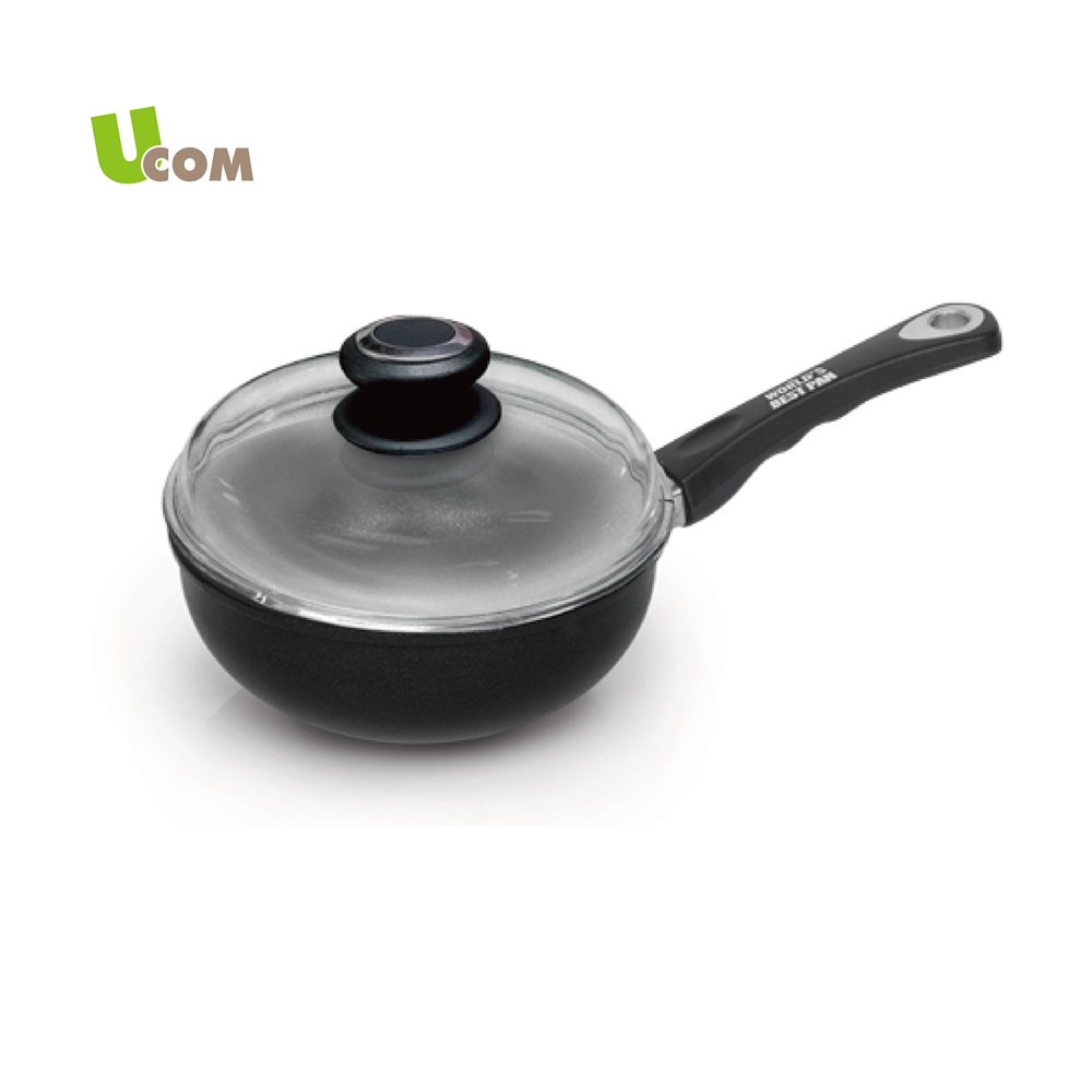 【UCOM 瑞康屋】德國黑魔法不沾鍋-單柄小圓鍋(20cm含蓋) - 全聯全電商