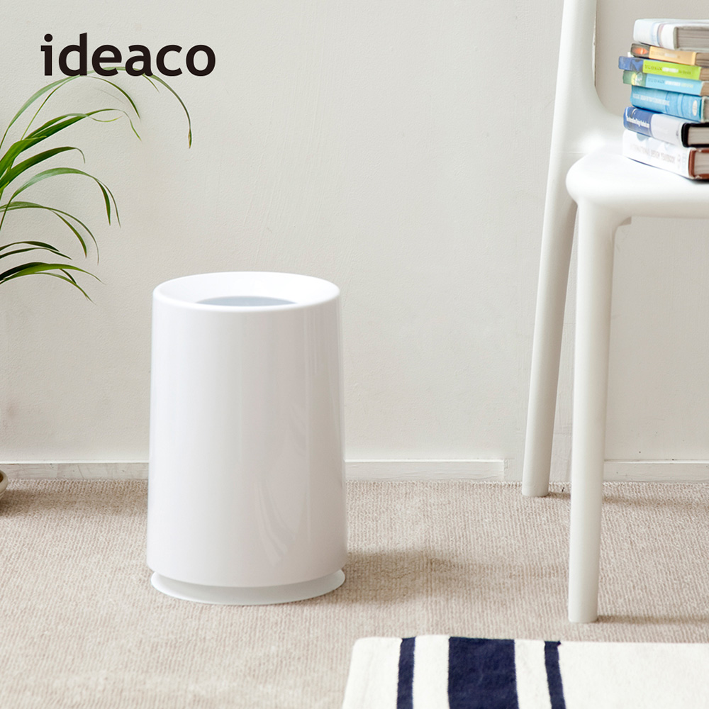 【日本ideaco】摩登圓形家用垃圾桶-6L-多色可選(收納桶/儲物桶/塑膠垃圾桶) - 全聯全電商