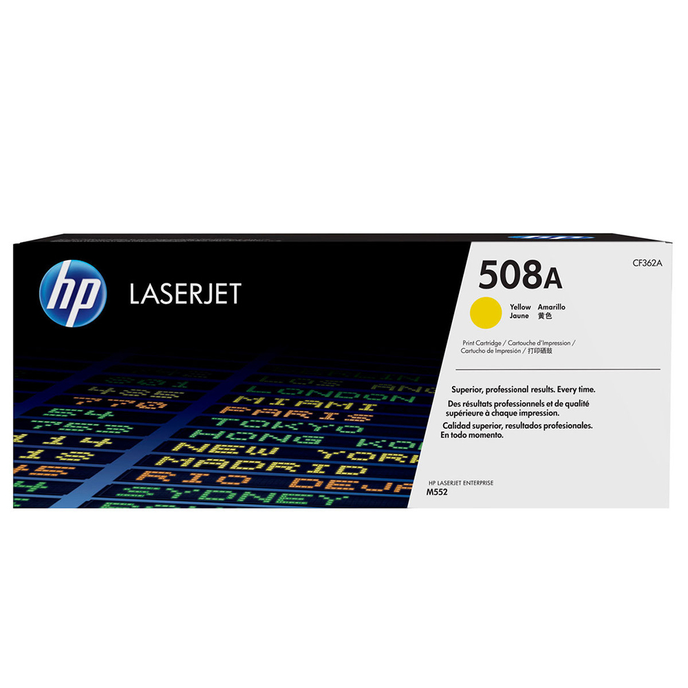 【HP 惠普】HP CF362A 黃色碳粉匣(508A)(CF362A) - 全聯全電商