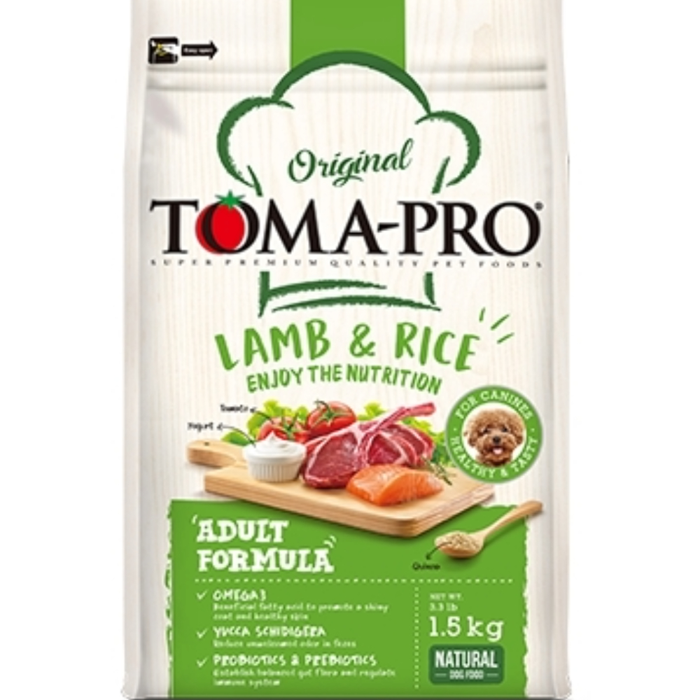 【TOMA-PRO 優格】經典系列-成犬羊肉+米 毛髮柔亮配方 (小顆粒)(7公斤) - 全聯全電商
